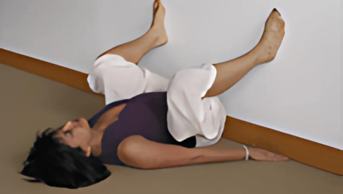 Wall Yin Yoga: Deep Relaxation with Wall Support